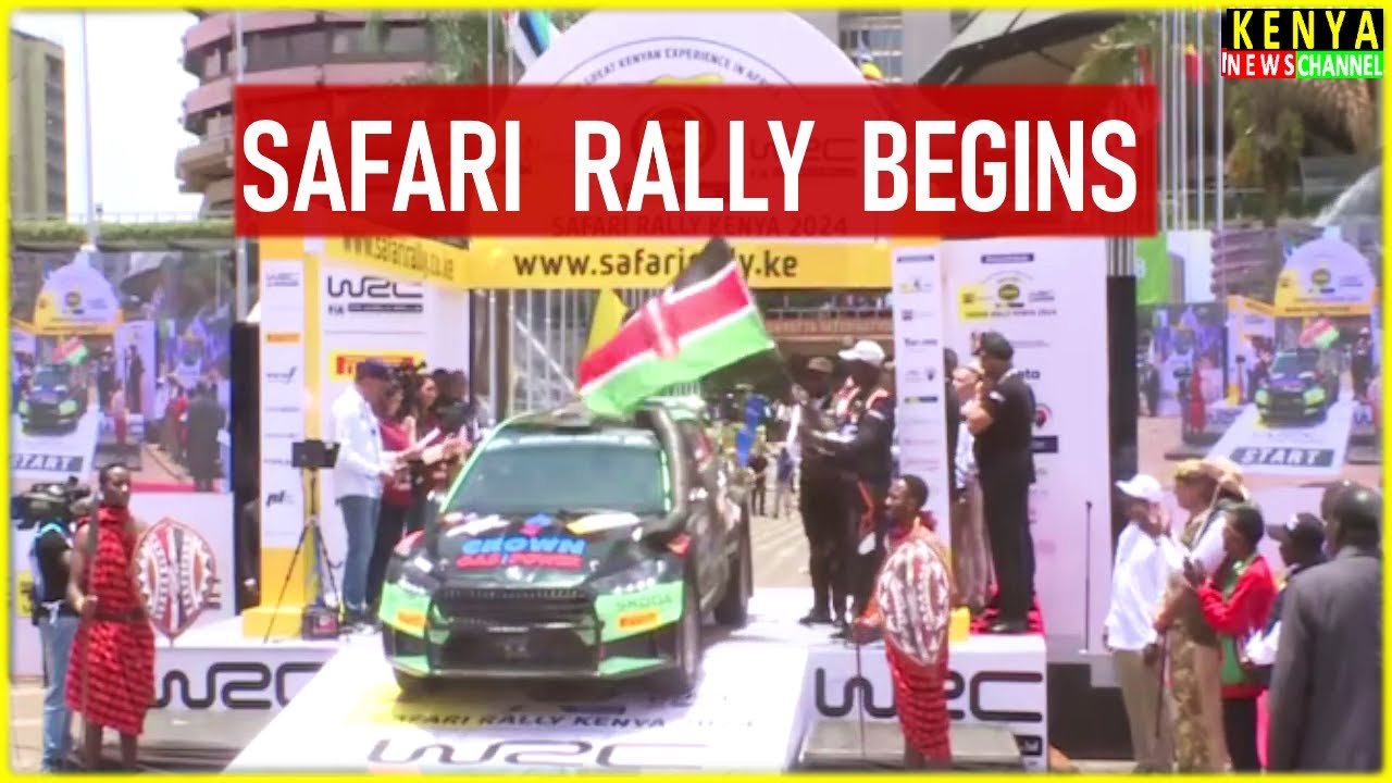 President Ruto Flags Off WRC Safari Rally 2024 at KICC - YouTube