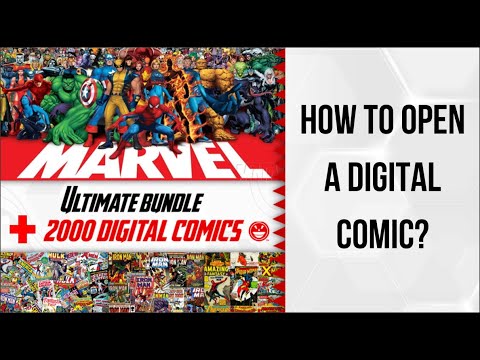 How to open a file (.cbr) of digital comics? - YouTube