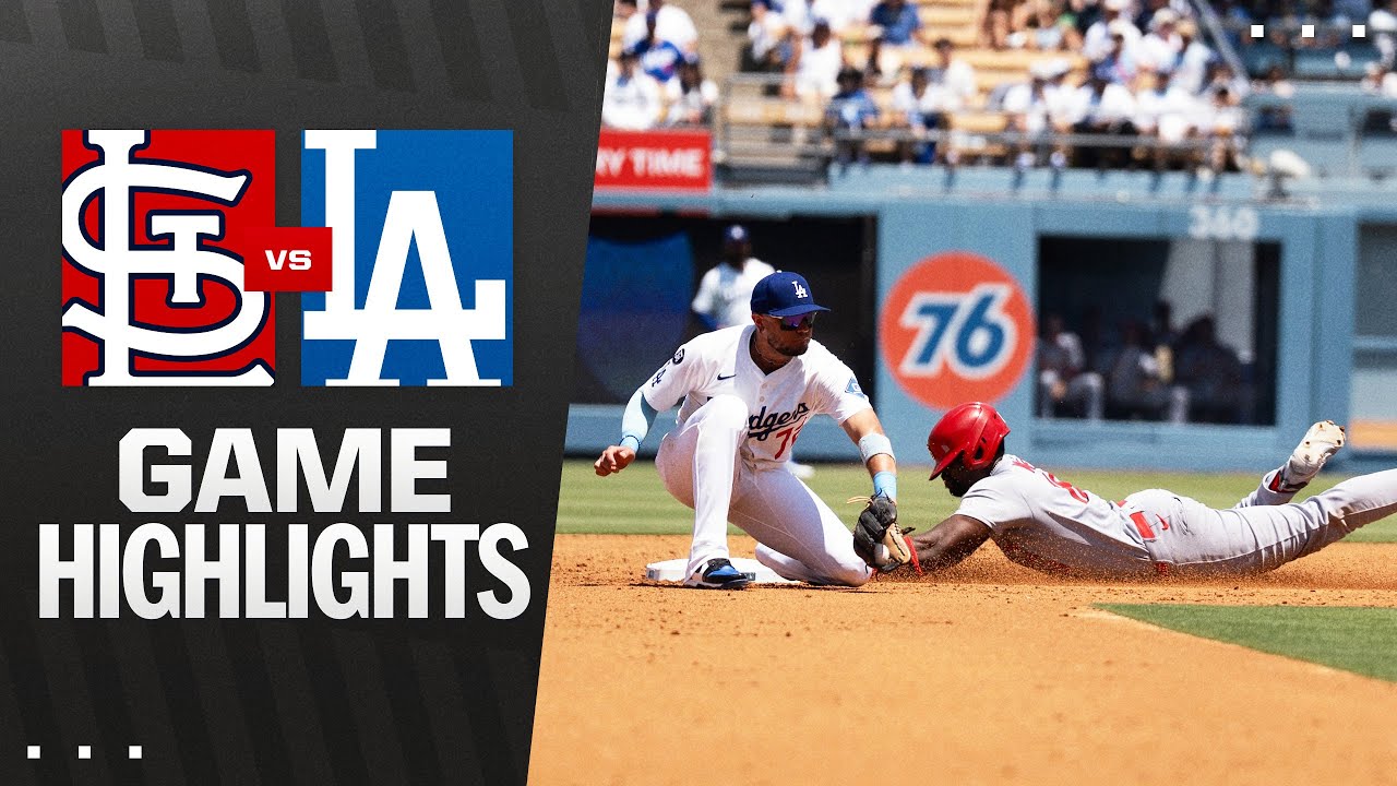 Cardinals vs. Dodgers Game Highlights (8/6/25) | MLB Highlights - YouTube