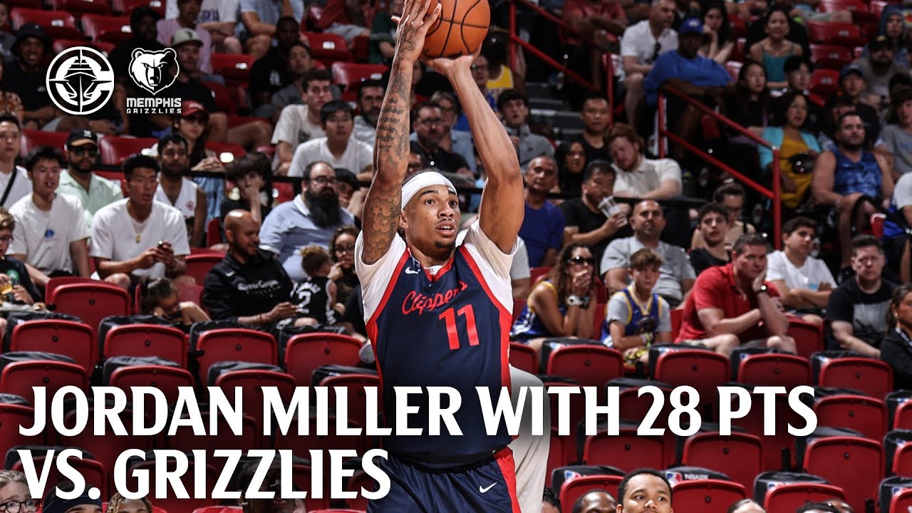 Jordan Miller Drops 28 PTS In Summer League Semifinals | LA Clippers ...