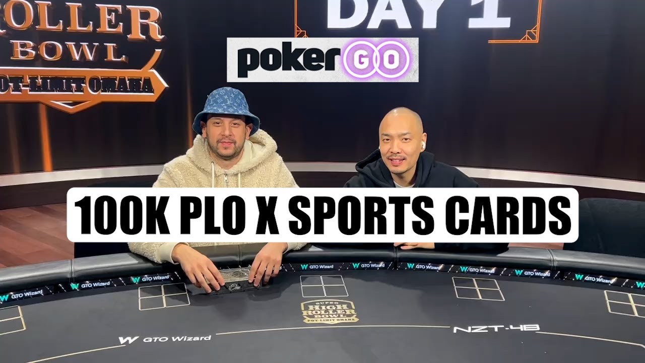 Opening Sports Cards At A 100K PLO Poker Tournament In Las Vegas - YouTube