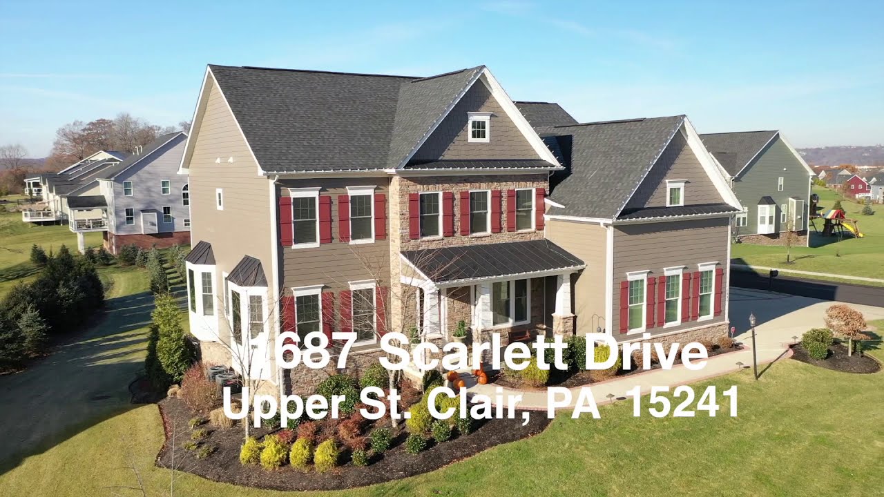 1687 Scarlett Drive Upper St Clair, PA 15241 - YouTube