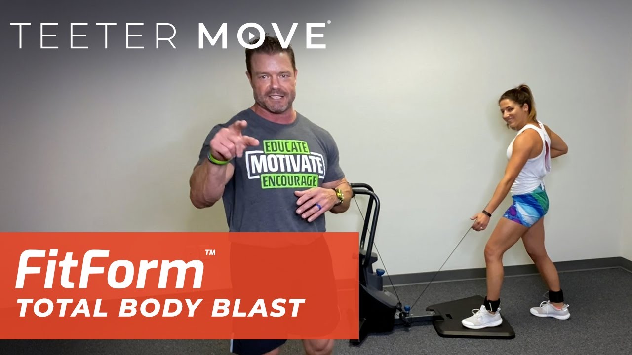 20 Min Total Body Blast Workout | FitForm Home Gym | Teeter Move - YouTube