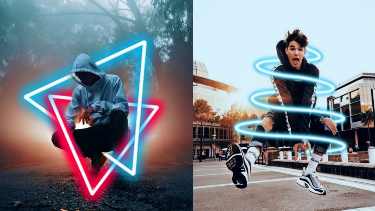 how to add neon effect in picture || neon effect picture || tutorial ...