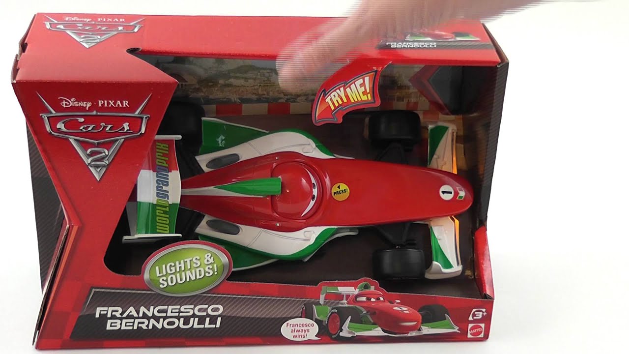 Disney Cars 2 Movie Francesco Bernoulli Lights & Sound - YouTube