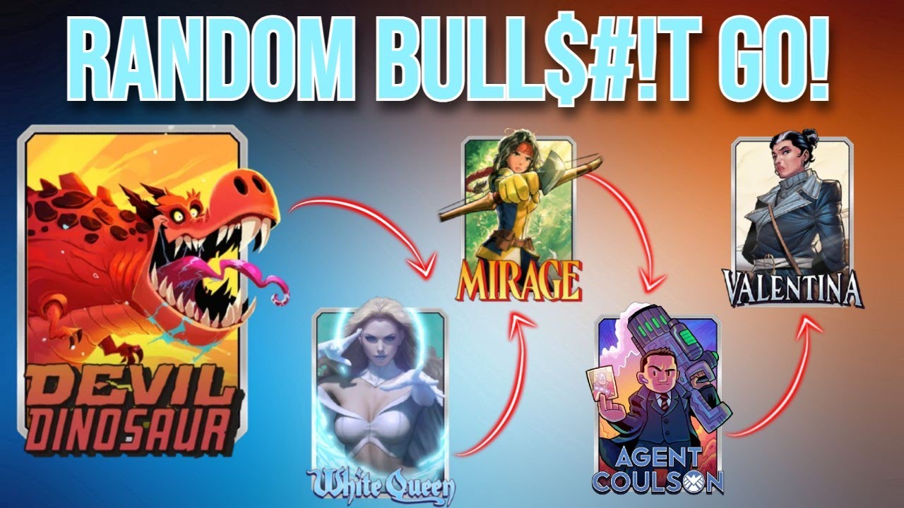 This Devil Dinosaur Card Randomizer Deck Somehow Walked Me To Infinite ...