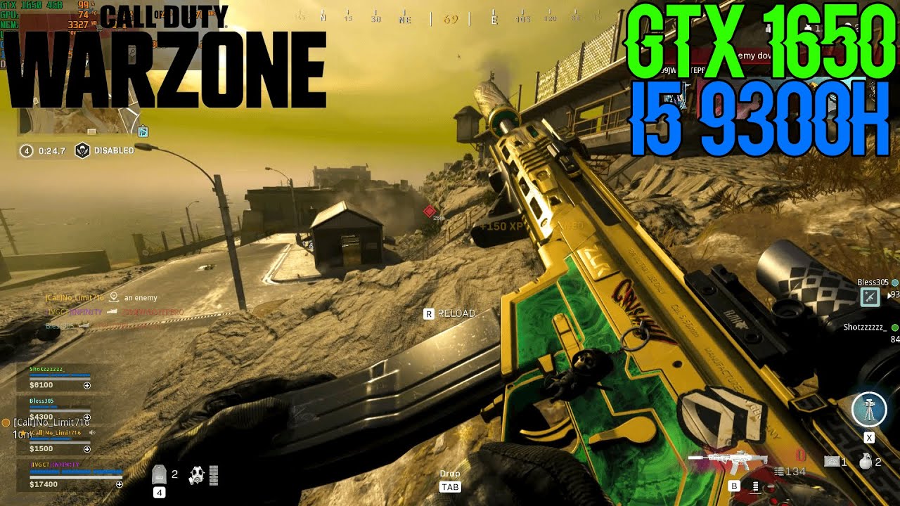 Call of Duty : Warzone | GTX 1650 + i5 9300H ( Acer Nitro 5 ) - YouTube