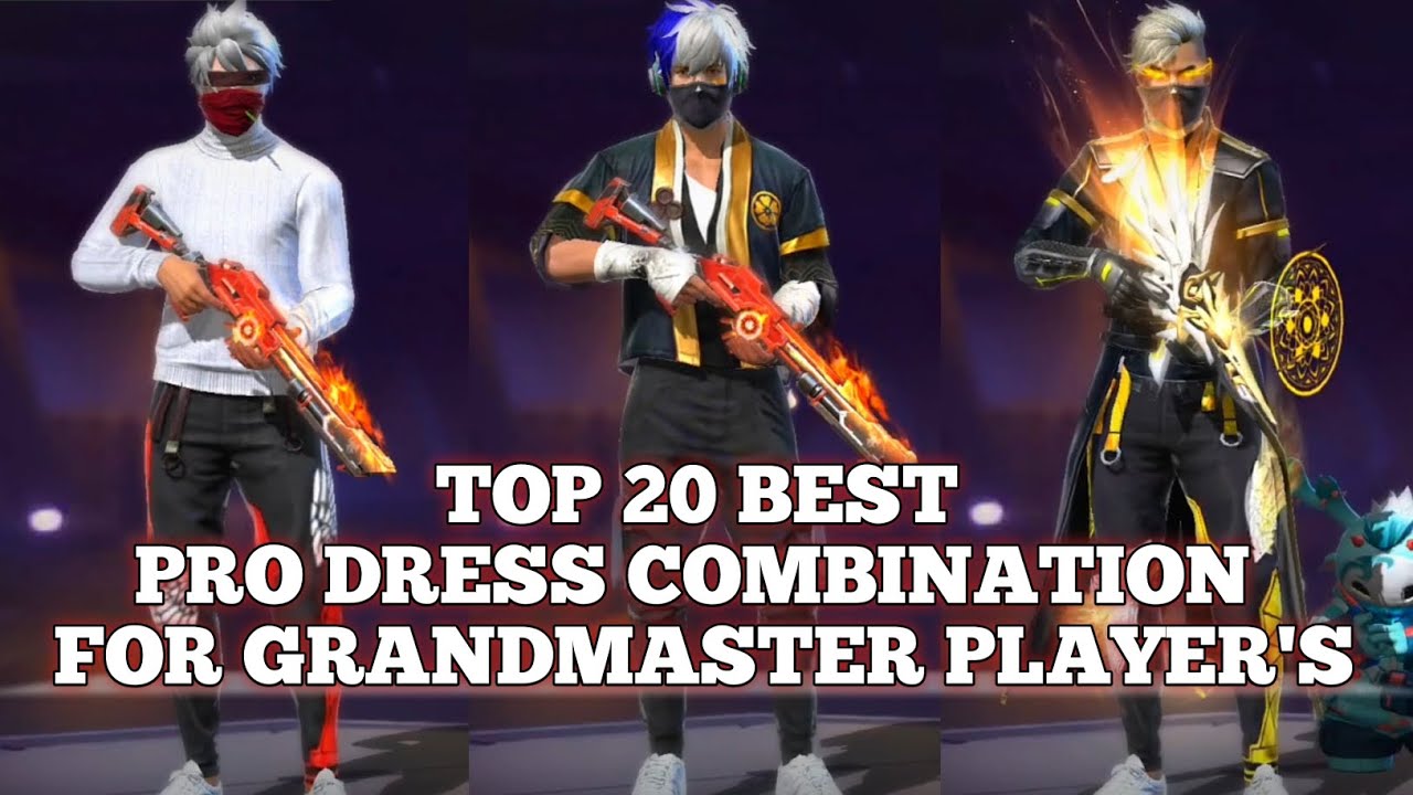 TOP 20 BEST PRO DRESS COMBINATION FOR GRANDMASTER PLAYER'S 😀 - YouTube