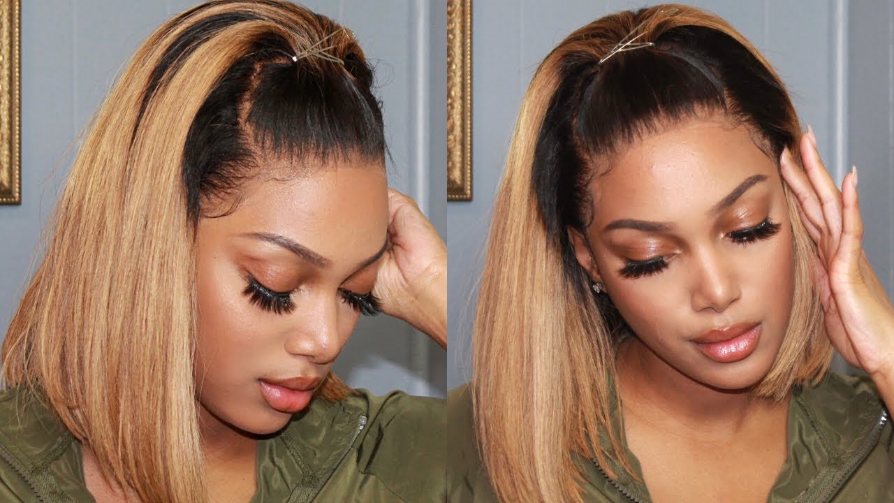 LACE PLUCKING TUTORIAL - How to Give your Frontal a Natural Hairline ft ...