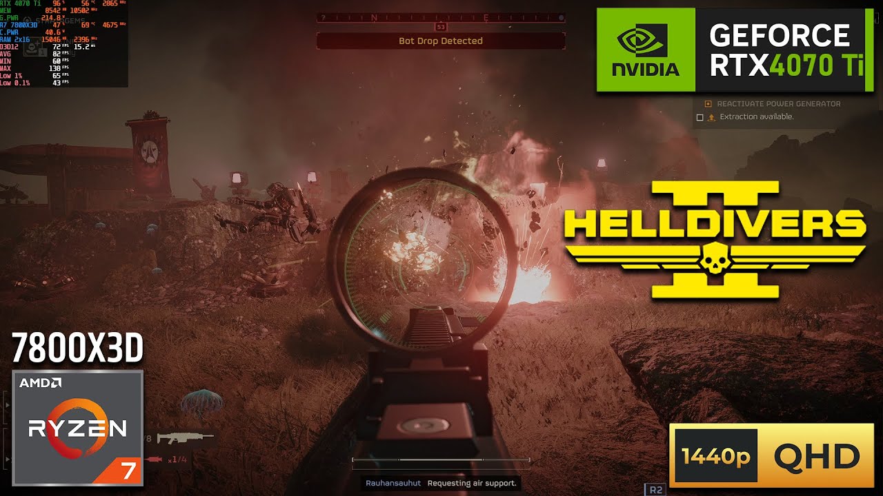 HELLDIVERS 2 | RYZEN 7 7800X3D - YouTube