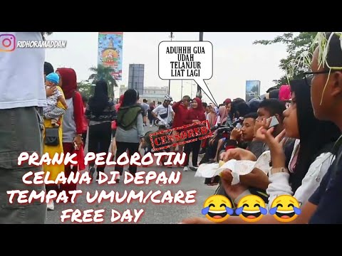 PRANK MELOROTIN CELANA DI DITEMPAT UMUM/CARE FREE DAY PEKANBARU. GUA YANG BUAT AJA NGAKAKKKKKKK🤣🤣
