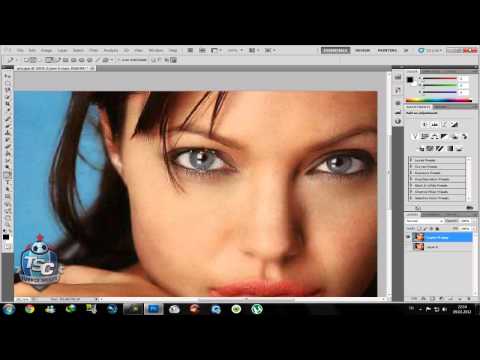 Photoshop ile göz rengini değiştirme.wmv