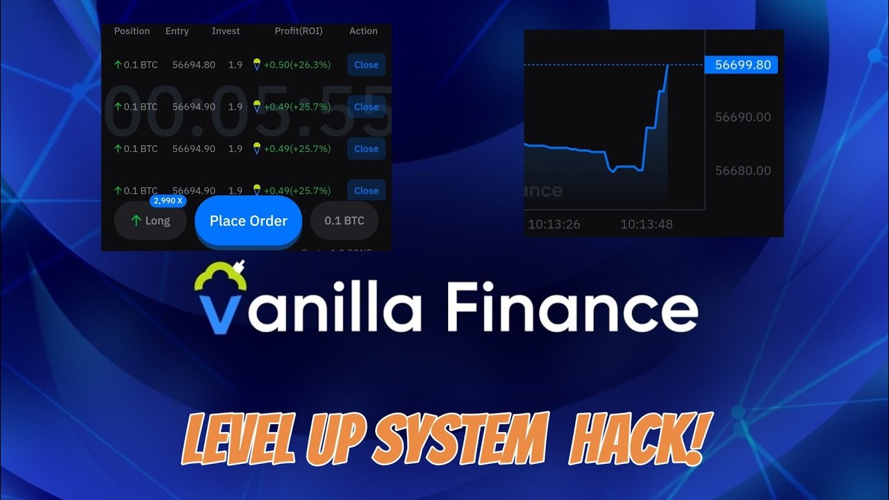 Vanilla Finance Level Up system! Do it now - YouTube