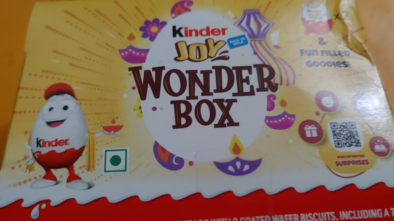 new kinder joy wonder box with diwali gift - YouTube