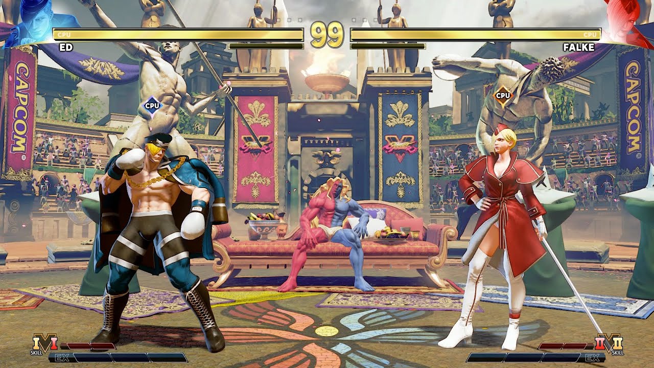 Ed vs Falke! SFV Splendid CPU Clash! - YouTube