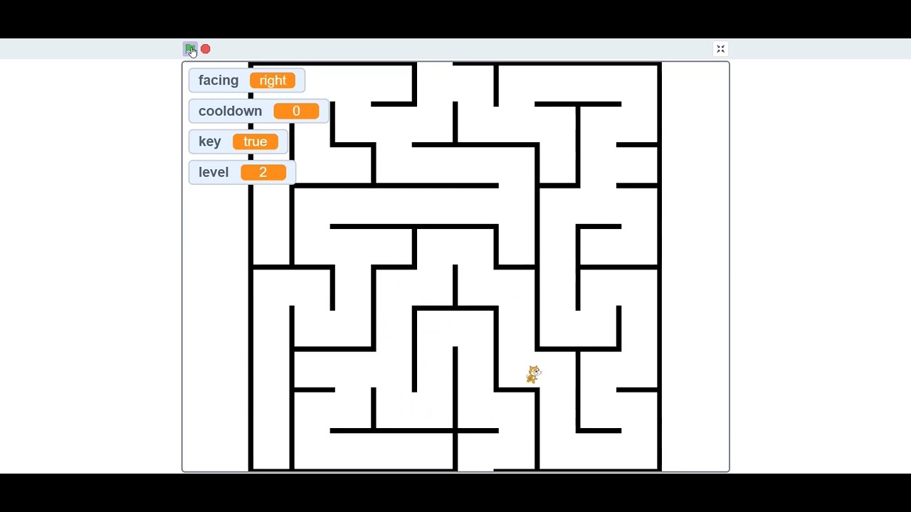 Scratch - Maze 4 - example - YouTube