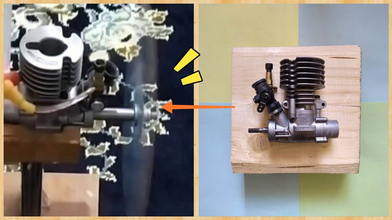 موتورنیترو سوختی toki +(روشن کردن موتور بدون اگزوز) // Toki nitro fuel ...