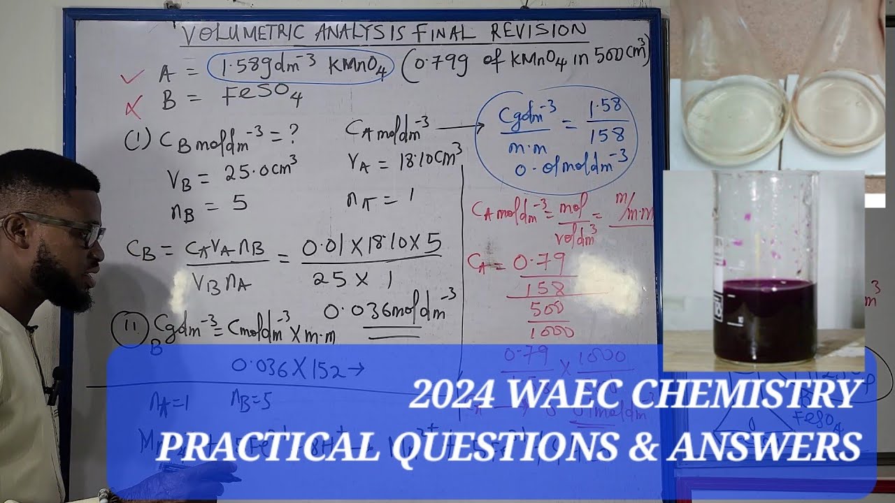 2024 WAEC CHEMISTRY PRACTICAL REDOX TITRATION (final hints) - YouTube