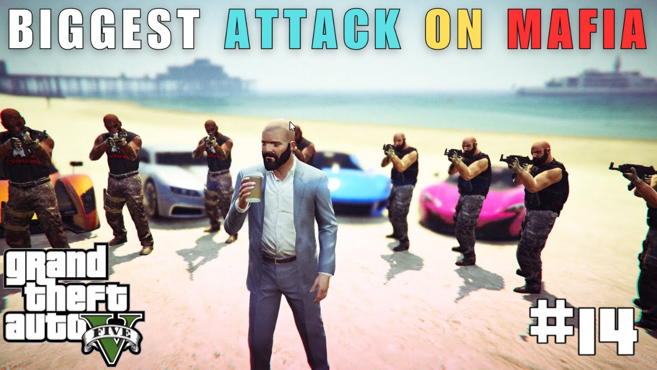 Michael Attack On Biggest Gangster Island - GTA 5 - Bekaar Gamer #14 ...