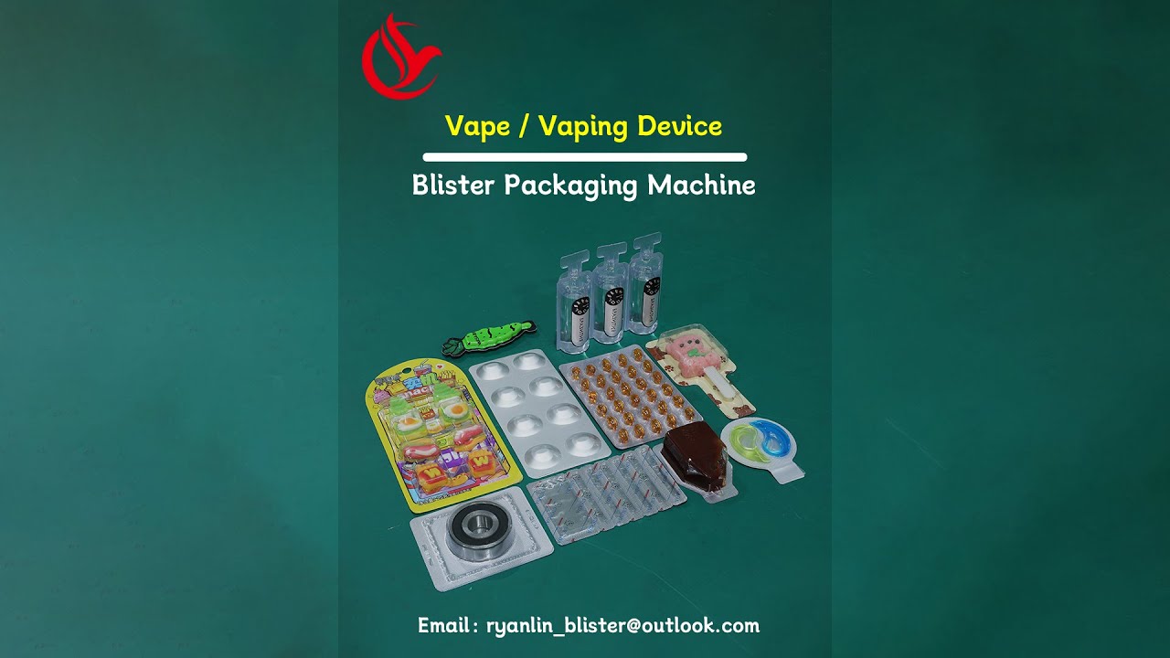 Vaping Device Blister Packaging Machine - YouTube