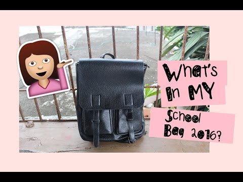 WHAT'S IN MY SCHOOL BAG? 2016