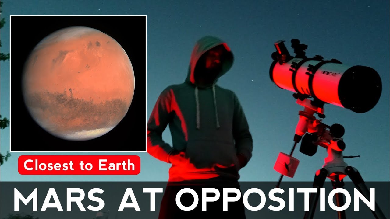 I Took a Picture of MARS! Through my Telescope🔭 | MARS AT OPPOSITION 2025🌌 - YouTube