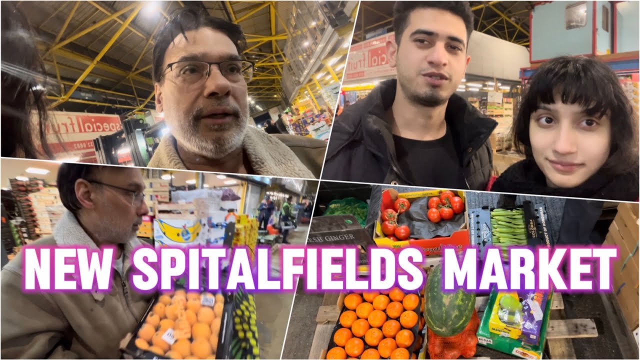 New Spitalfields Fruit and Vegetable Market 🍎🍊🍉 - YouTube