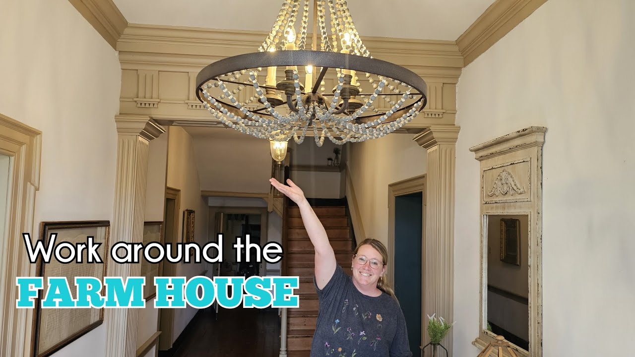 Work around the Farm House, Lauren is the Handy-woman! - YouTube