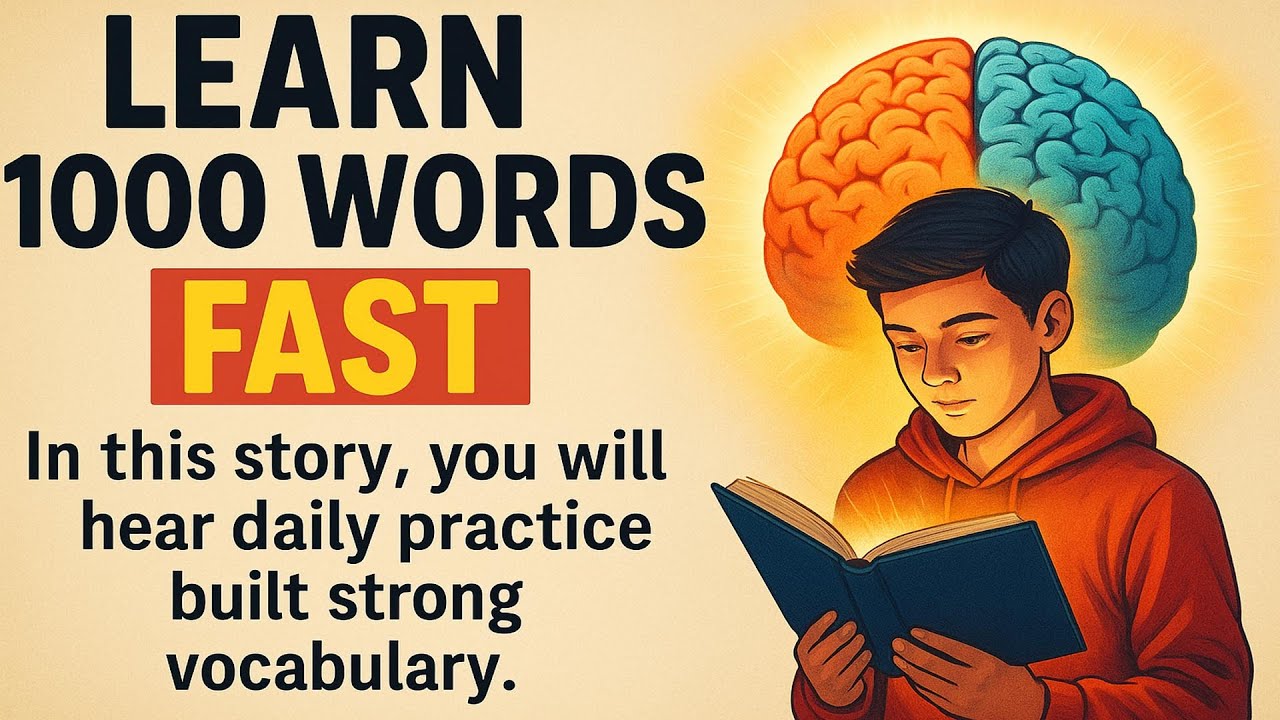 How I Learned 1000 Words in 30 Days || English Story 🔥 || Fluency ...