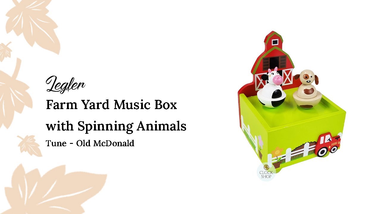 Farm Yard Music Box with Spinning Animals (Old McDonald) - YouTube