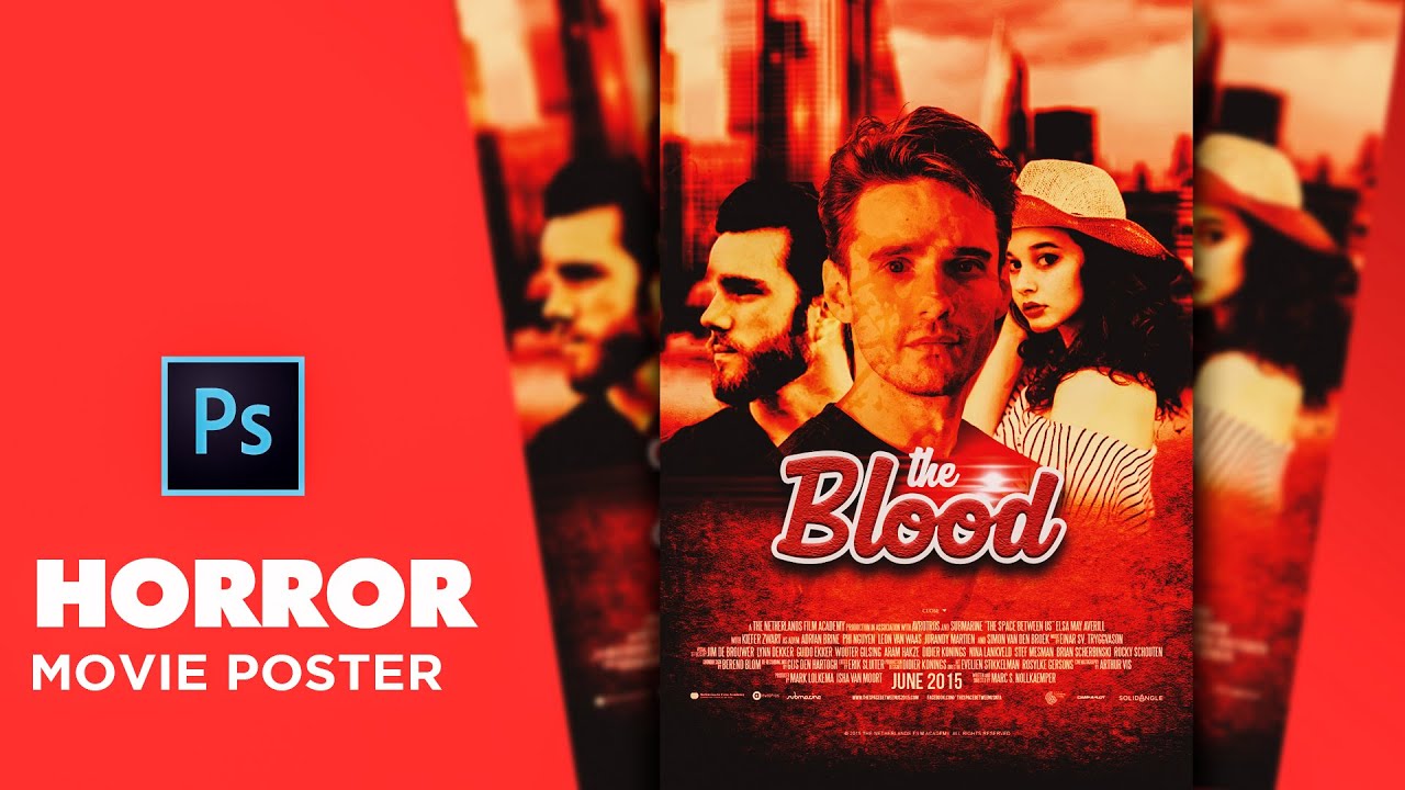 Movie Poster Photoshop Tutorial | Horror Poster Design | Graphic Design ...