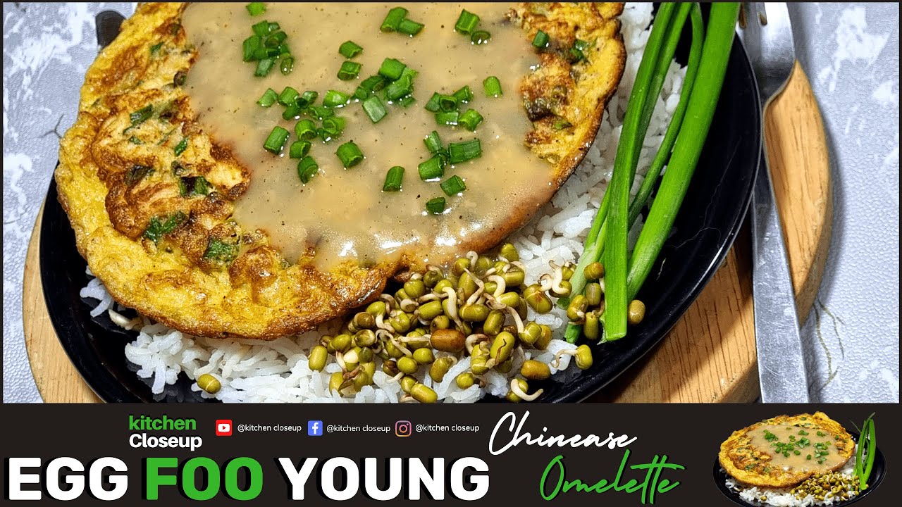EGG FOO YUNG CHINESE OMELETTE RECIPE | CHINESE -AMERICAN OMELETTE ...