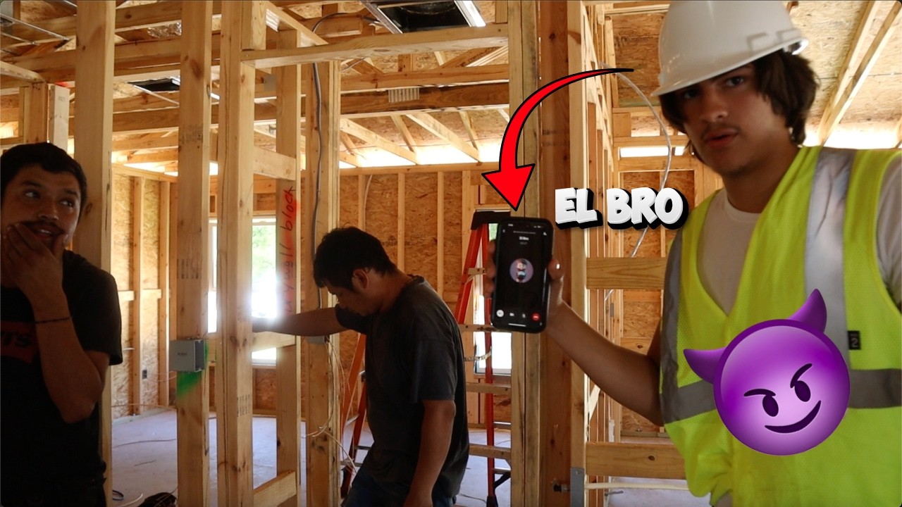 Fake Construction Worker Prank! - YouTube
