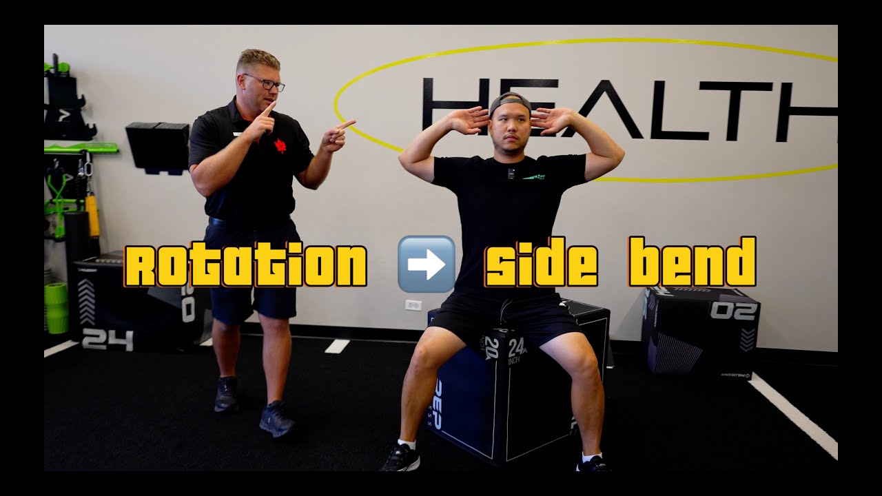 Golf Exercise to Increase Distance. Rotation to Side Bend! - YouTube