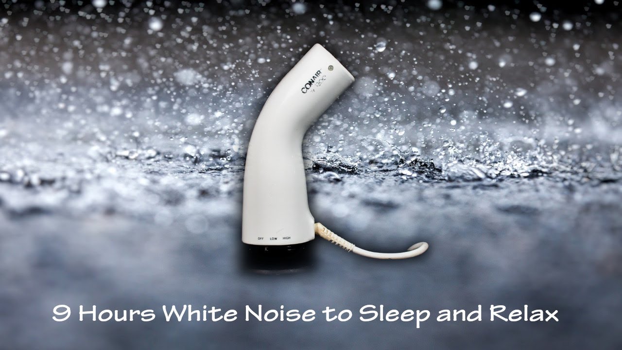 Hair Dryer Sound 35 (Static) and Rain and Thunder | ASMR | 9 Hours ...