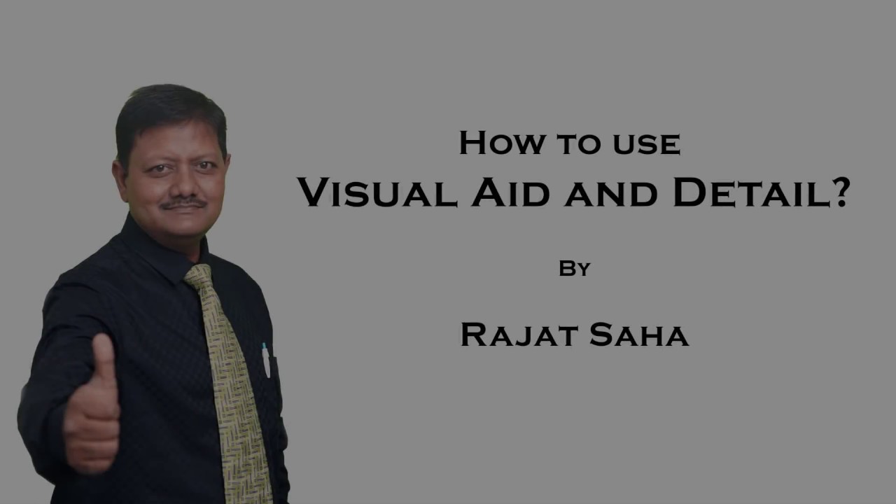 How to use Visual Aid and Detail? - YouTube