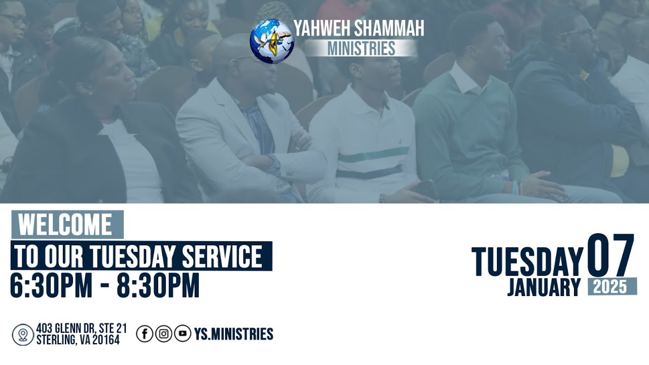 Tuesday January 7th, 2025 | Tuesday Service | Senior Pastor Elisee ...