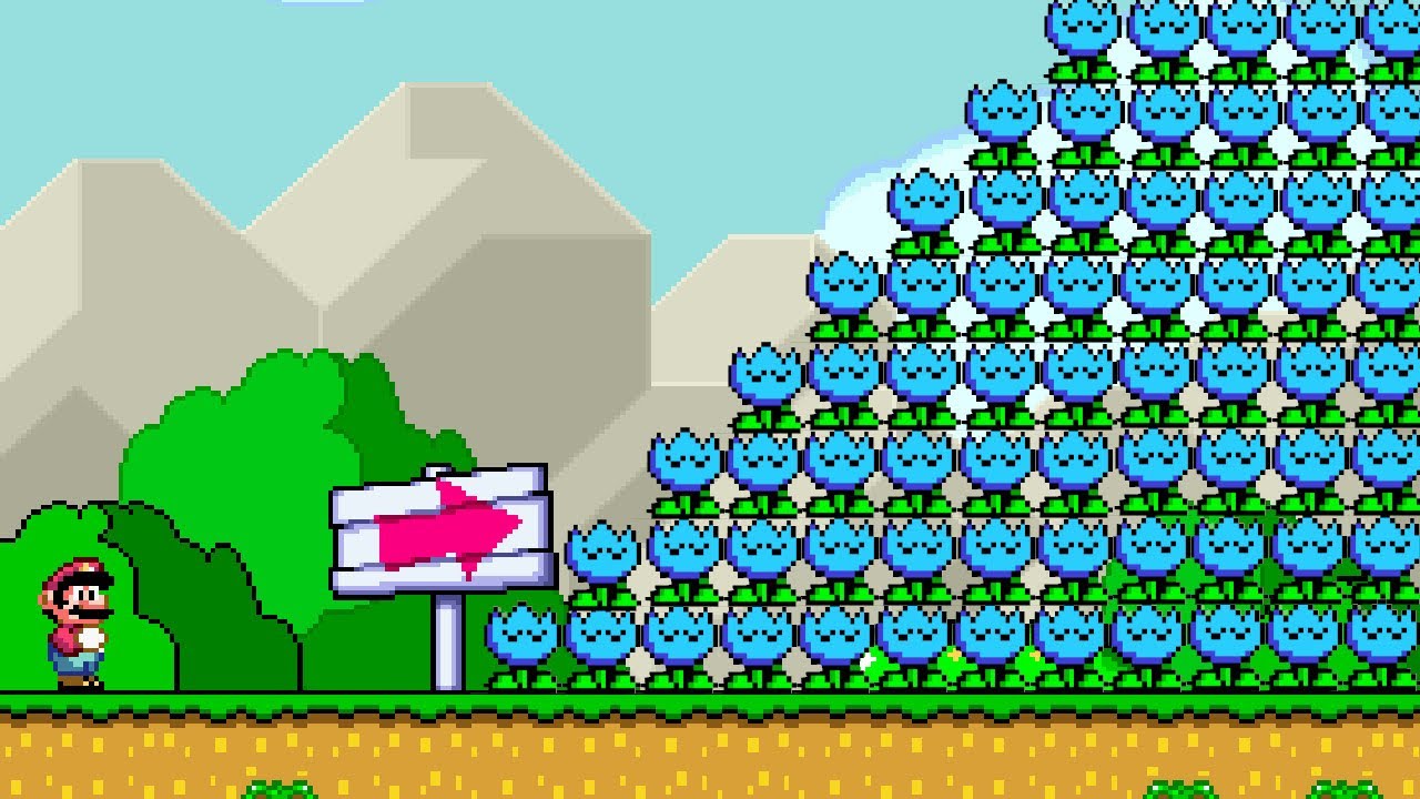 Can Mario Collect 999 Ice Flowers in Super Mario World ? (Mario ...