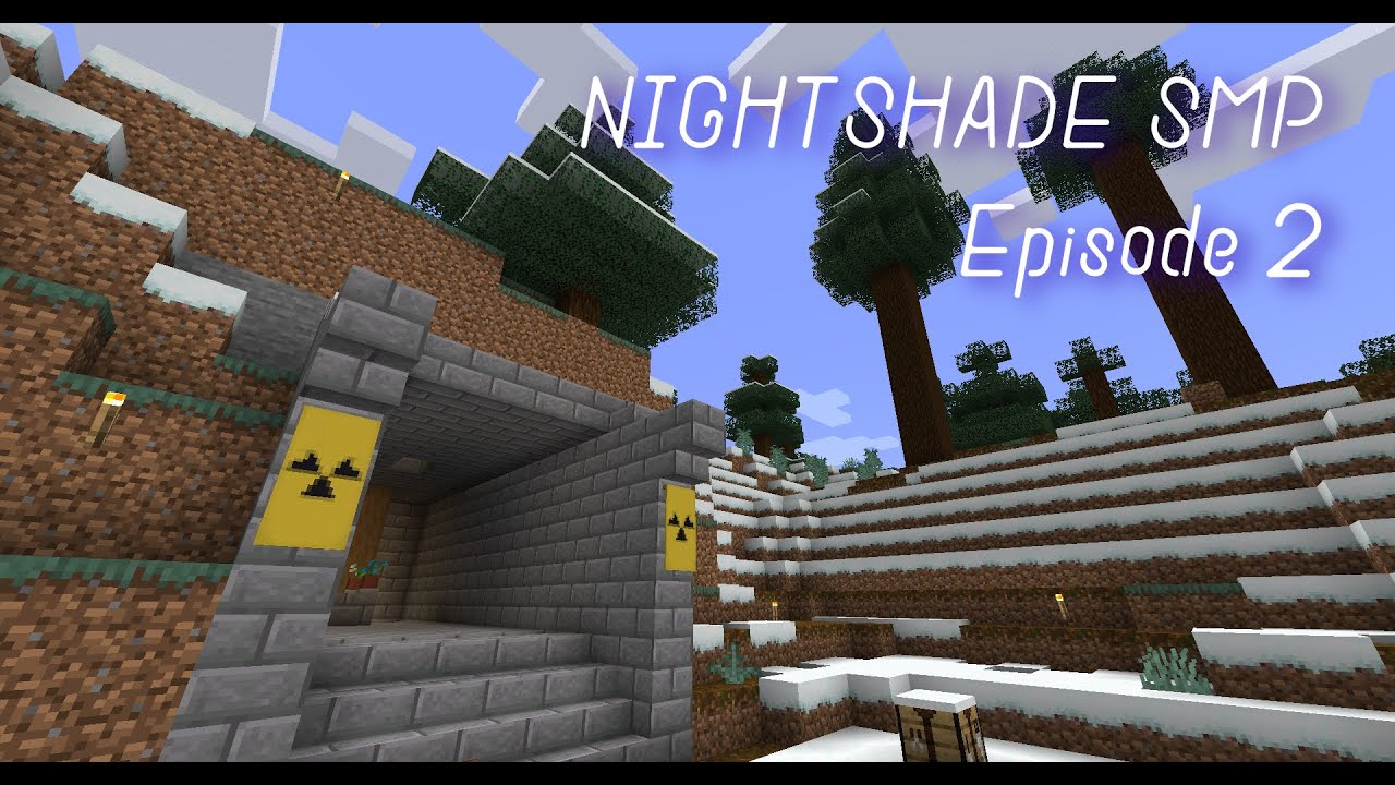 Nightshade SMP! Just doing some mining and building. [Ep 2] - YouTube