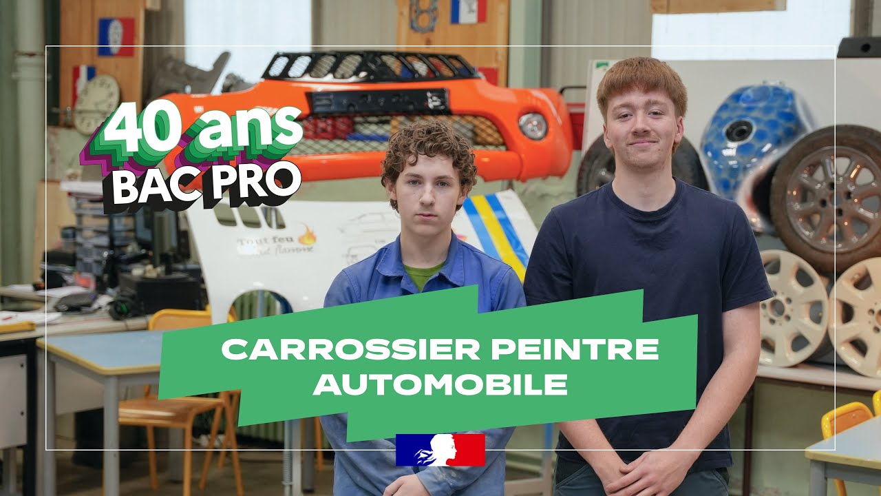 Bac professionnel - carrossier peintre automobile (CPA) - #40ansBacPro ...