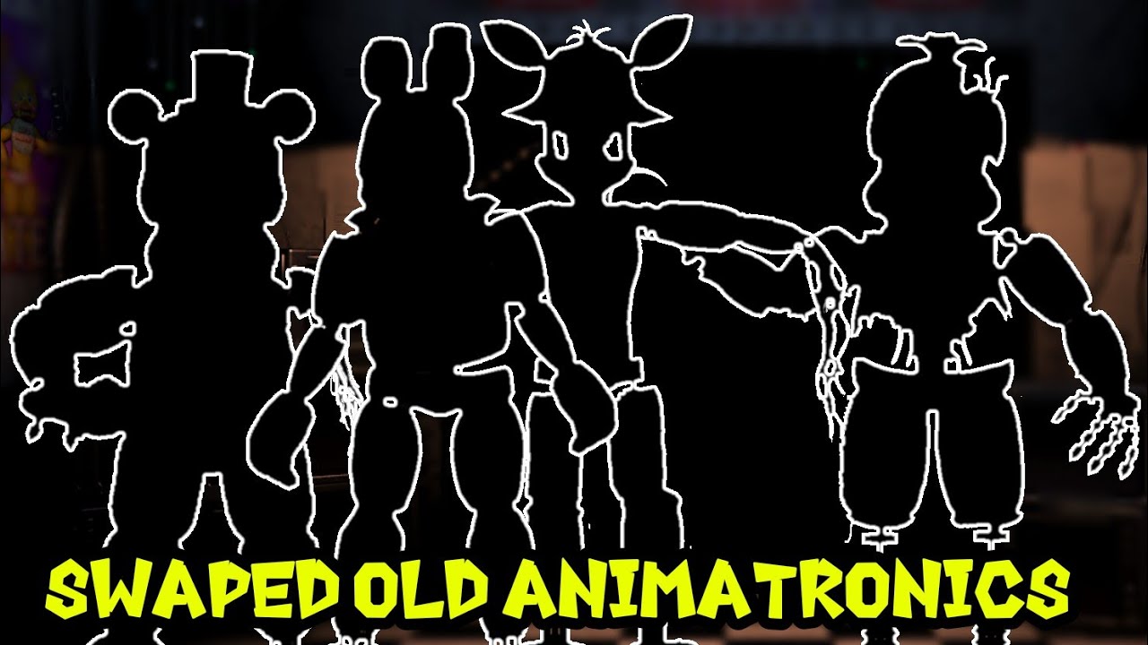 Fnaf 2 [SpeedEdit] Swaped Old animatronics - YouTube