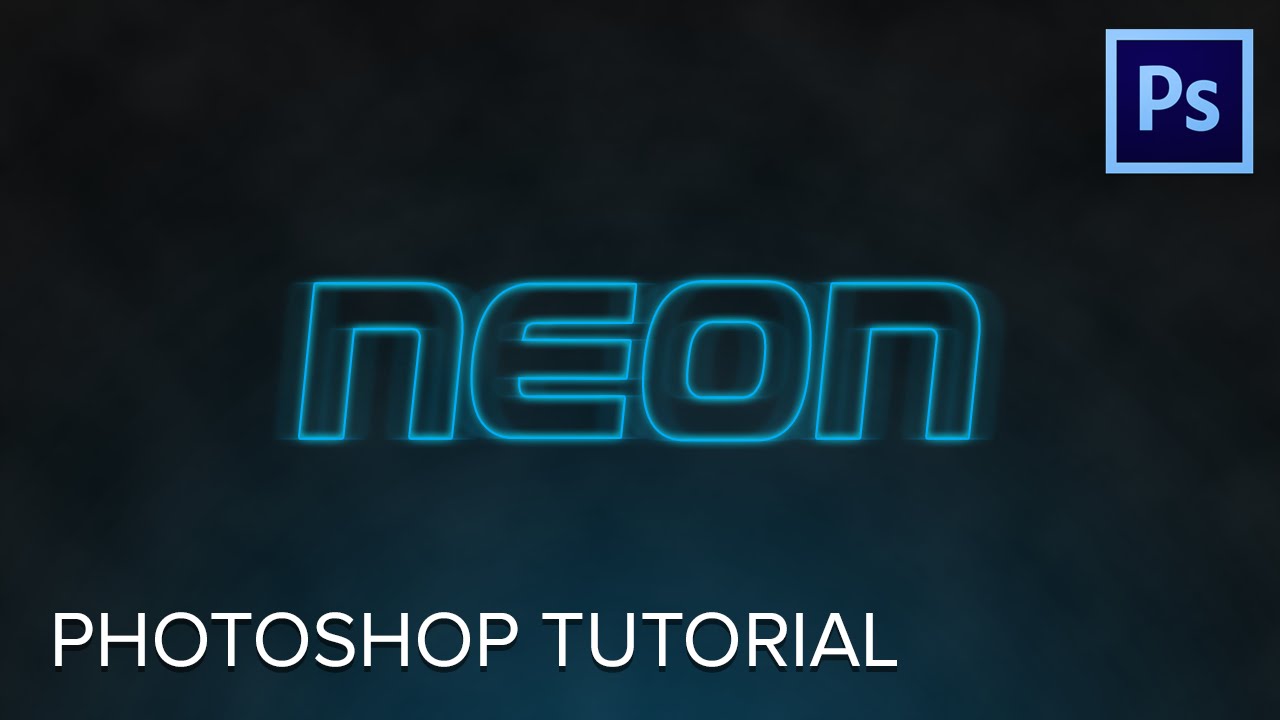 Simple Neon Layer Style - Photoshop Tutorial - YouTube