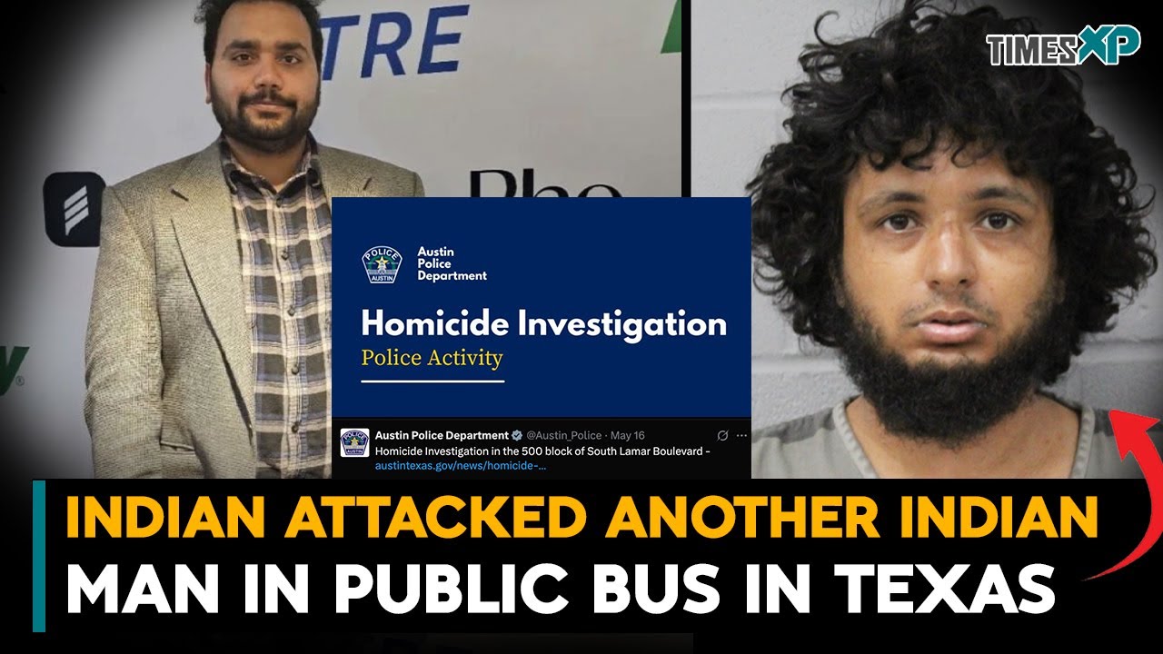 Indian man in US attacked another Indian man in public bus in Texas ...