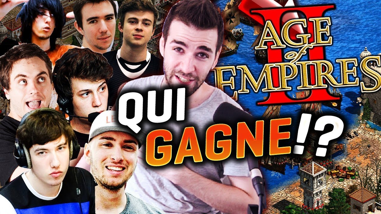 AoE2 EPIC, 2v2v2v2 Zerator Alderiate Sardoche Skyyart Chap Kenny Wakz ...