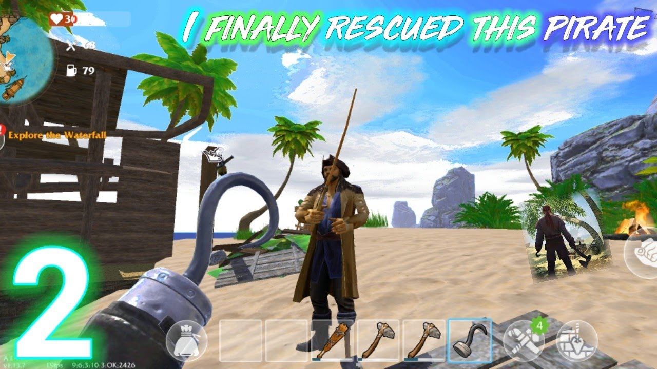Last Pirate Survival Island Part 2 || I Finally Rescued This Pirate 🏴‍☠ ...