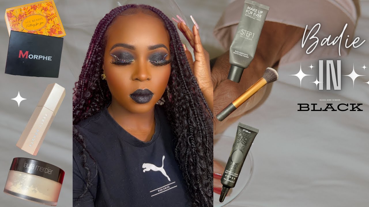 SEXY REBEL BlackOut Makeup | *Detailed* & Fun Talk Through | QUEENTEE ...