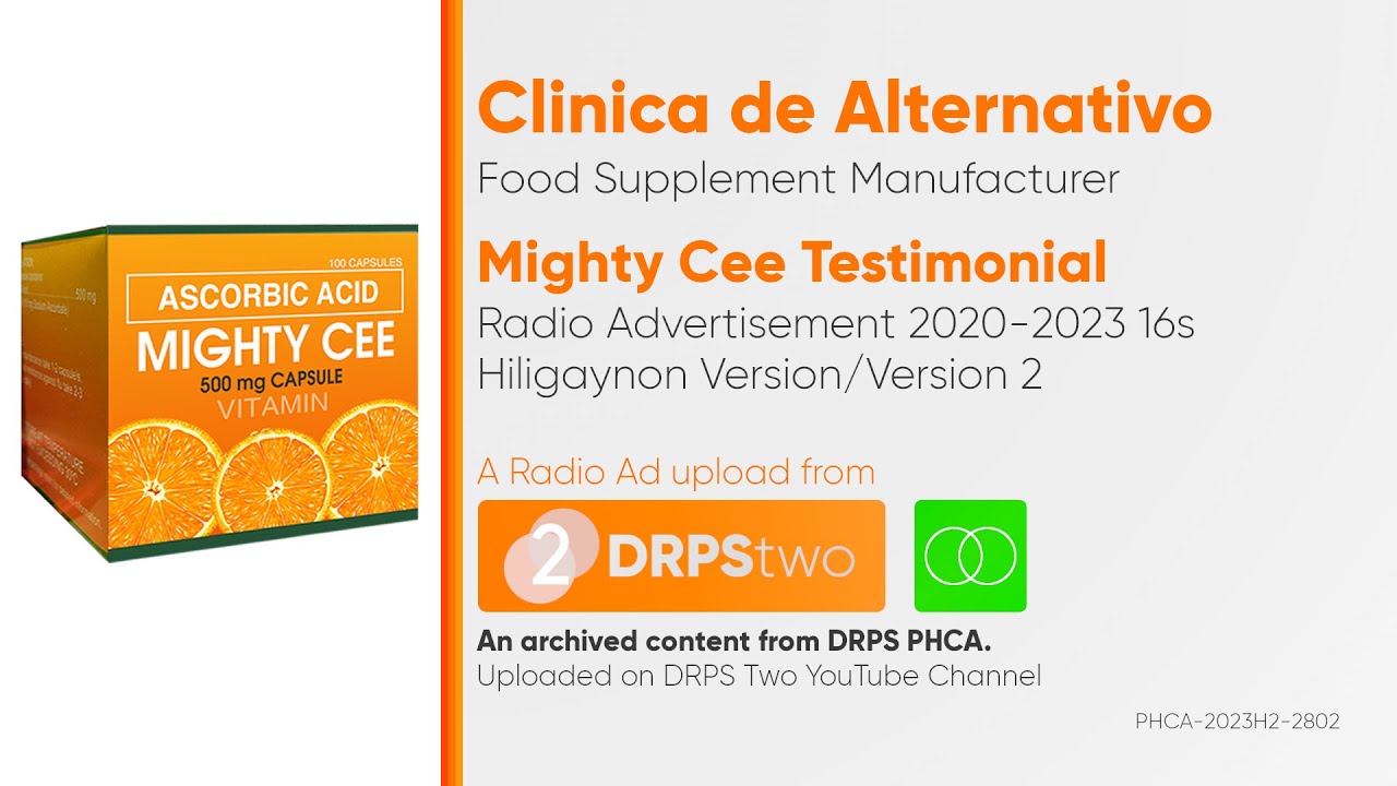 Mighty Cee Testimonial Radio Ad 2020-2023 16s (in Hiligaynon/Version 2 ...