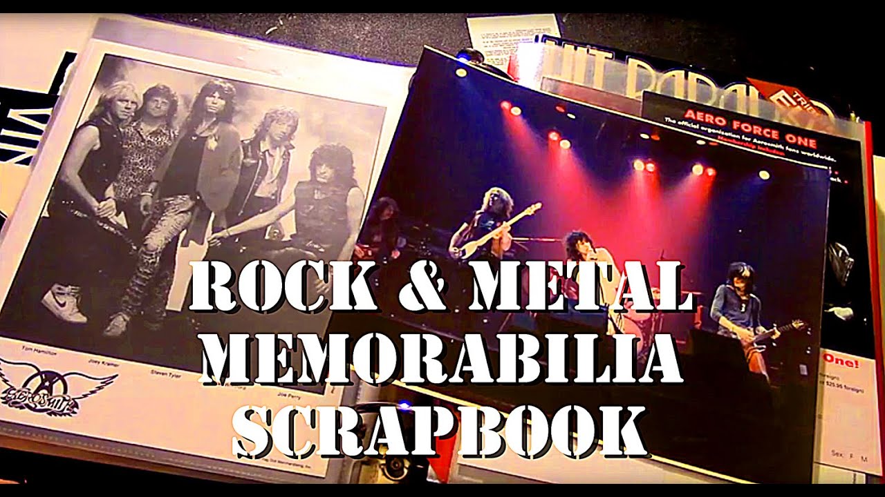Rock & Metal Memorabilia Scrapbook A - D | nolifetilmetal.com - YouTube