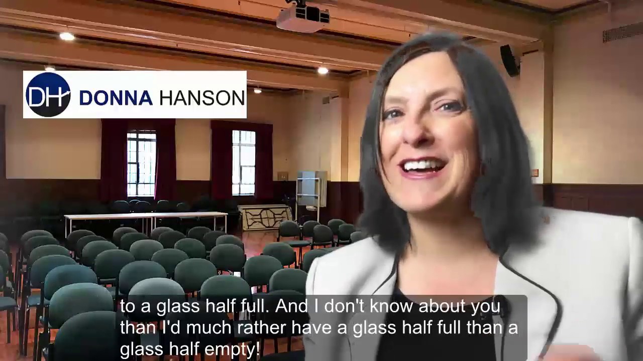 Donna Hanson| Productivity Speaker | Give yourself credit - YouTube