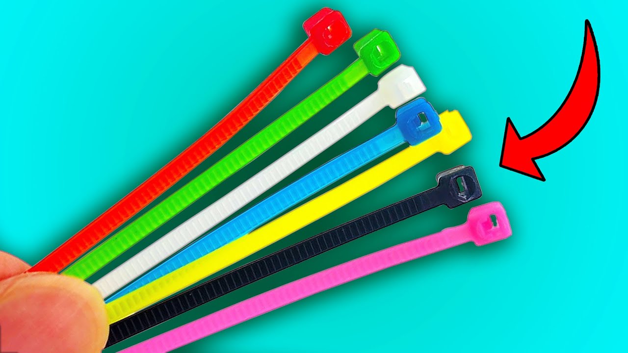 5 Incredibly Amazing Trick Using Cable Ties Everyone Should Know - YouTube